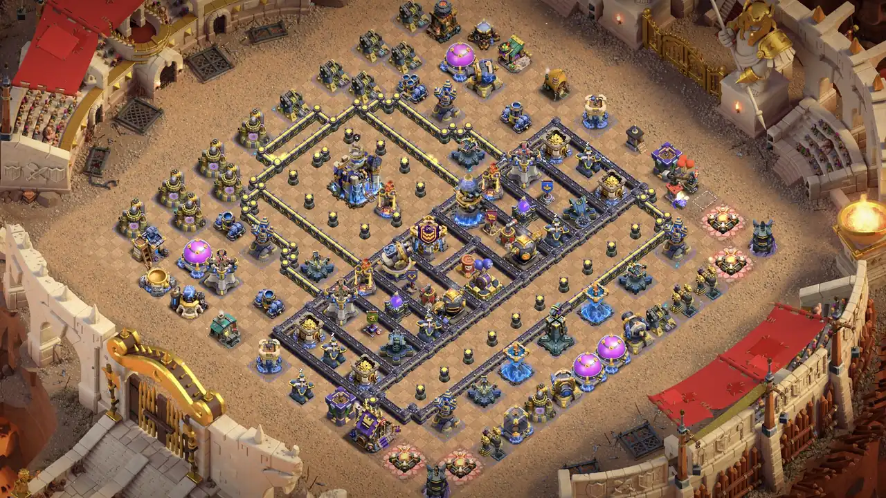 TH18 Base Layout + Copy Links 2026 | Farming, War & CWL