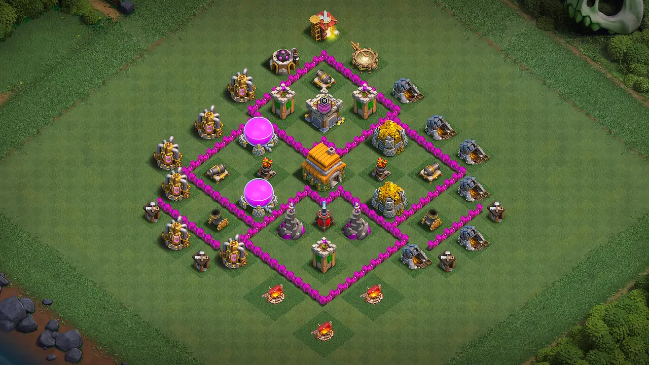 TH6 Base Layout + Copy Links 2026 | Farming, War, CWL