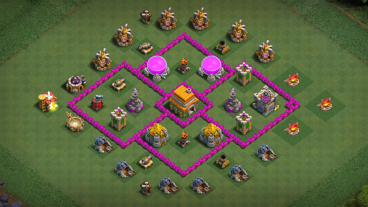 TH6 Base Layout + Copy Links 2026 | Farming, War, CWL