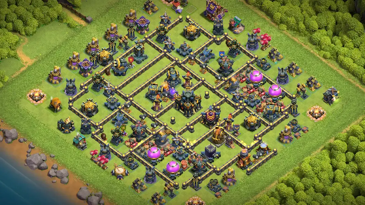TH17 Anti-2 Trophy Base | ClashBaseLink