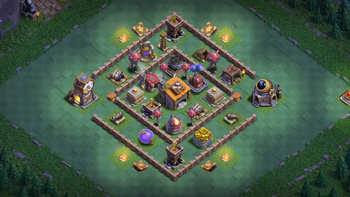 BH6 Anti-2 Open Ring Base Layout