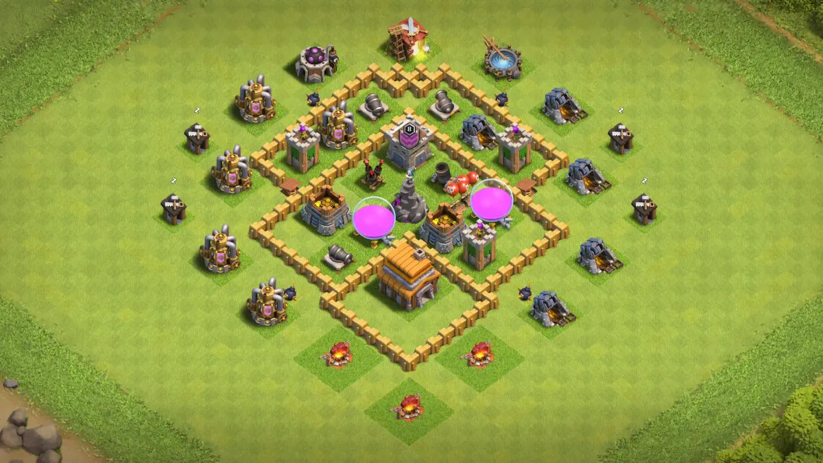 TH5 Farming Base #2 - Anti 3 Star Layout with Copy Link (2026)
